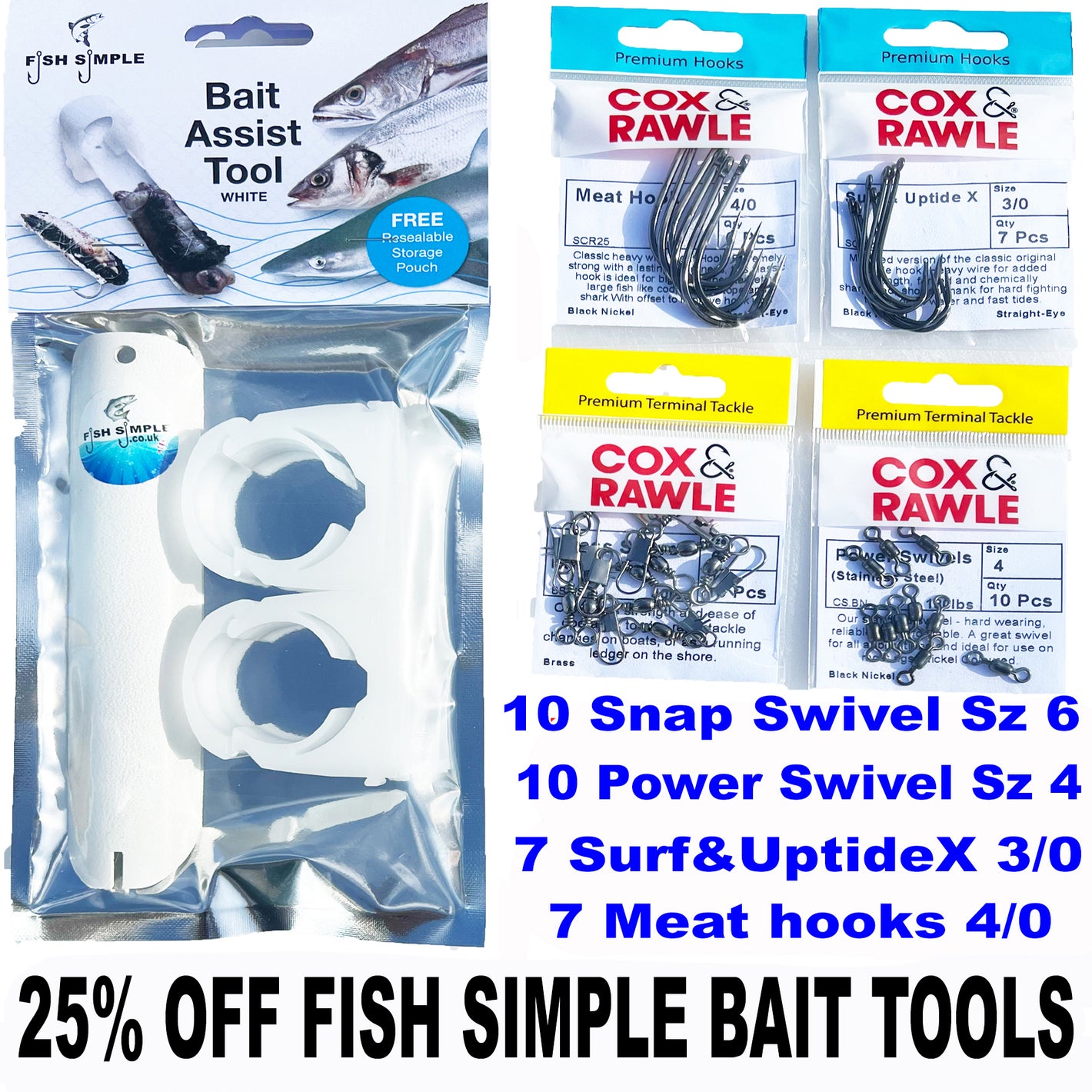 Fish Simple Fishing Bait making tool Cod Bass Tope